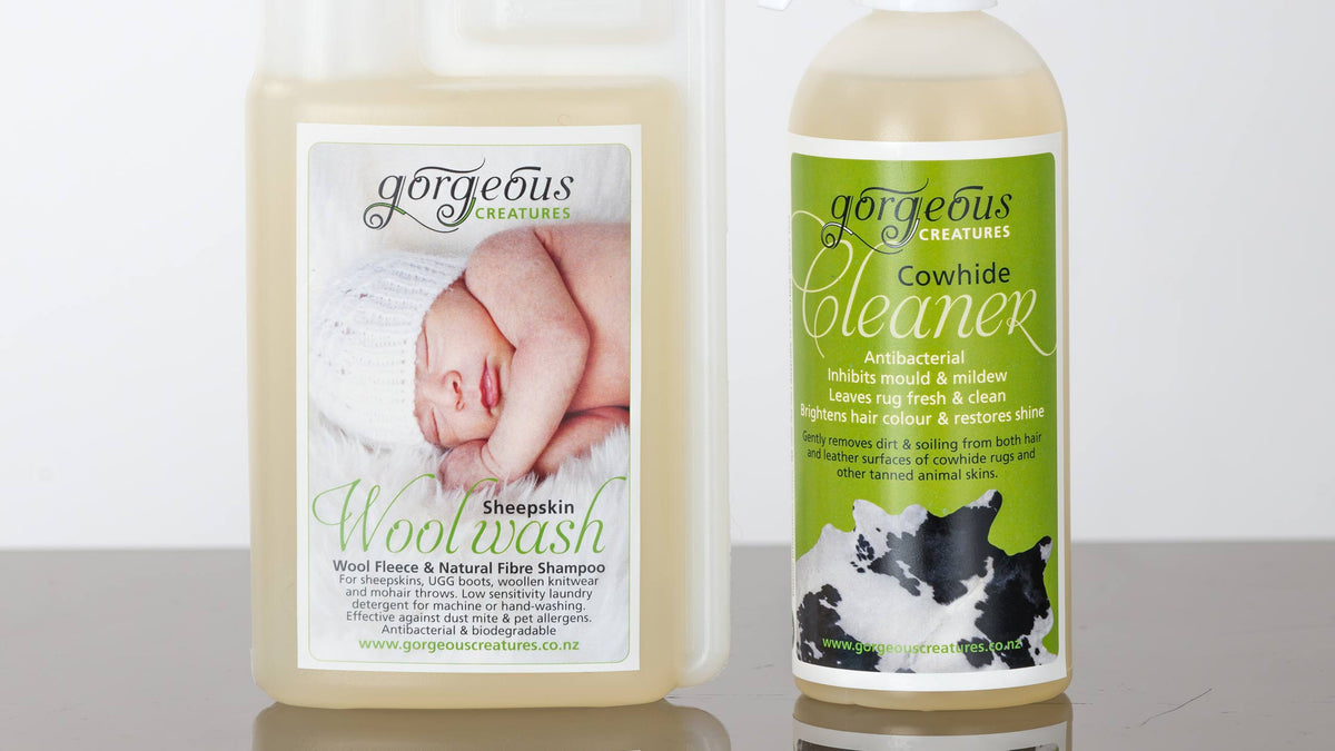 Ingredients Cowhide Cleaner & Woolskin Leather Wash — Gorgeous Creatures